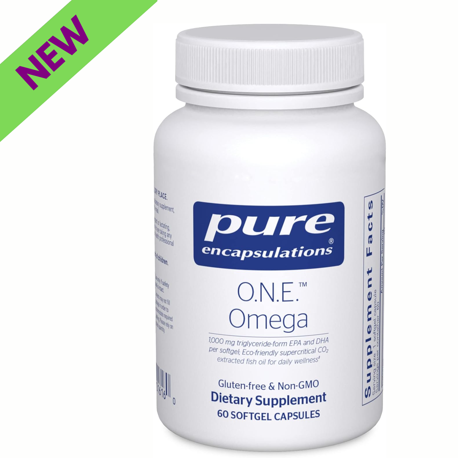 Pure Encapsulations ONE Omega Fish Oil 60 Softgels – P.E.T.S. AND YOU ...